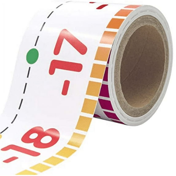 Fancy Land Number Line Chalkboard Bulletin Board Border - Walmart.com