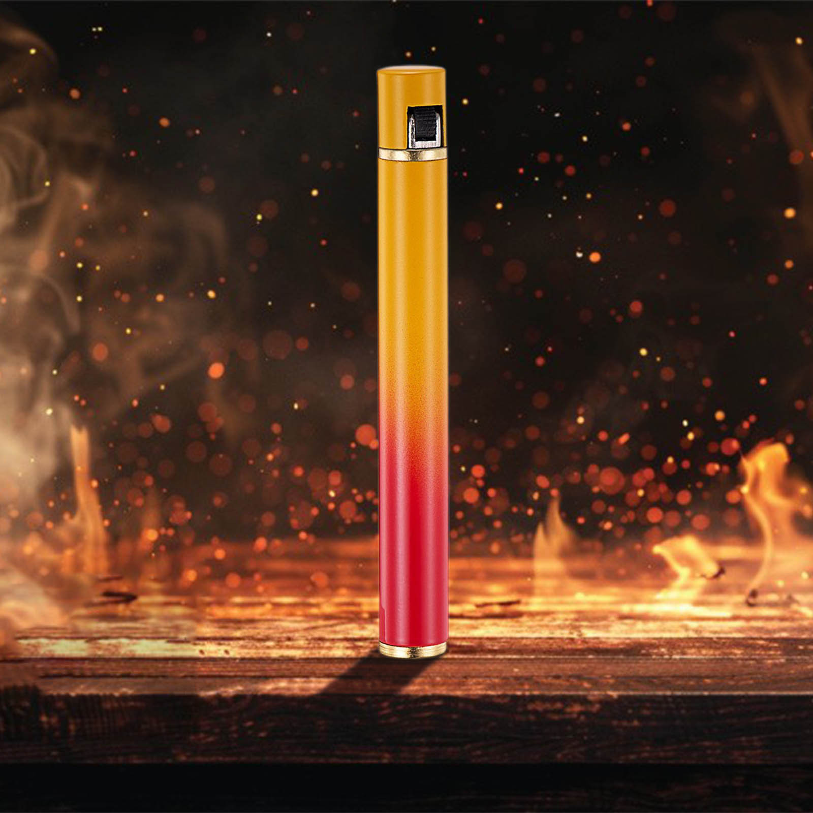 Fancy Lighter, Mini Cylinder Type Sand Wheel Open Flame Lighter ...