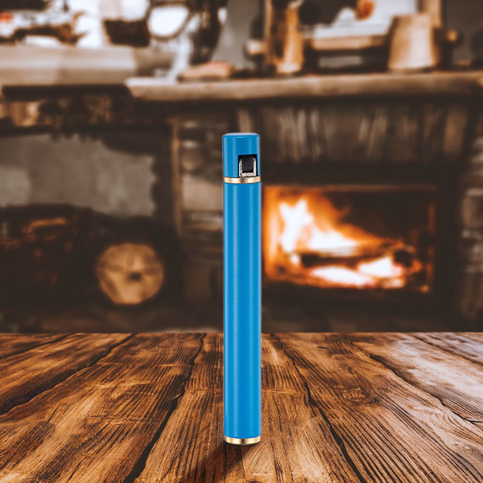 Fancy Lighter, Mini Cylinder Type Sand Wheel Open Flame Lighter ...