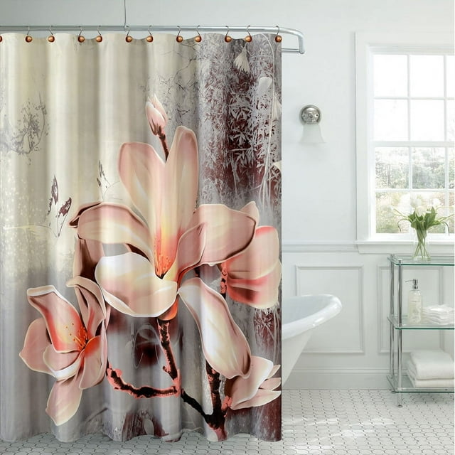 Fancy Lily Shower Curtain - Walmart.com