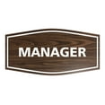 Fancy Manager Sign (Walnut) - Medium - Walmart.com