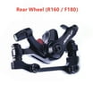 Tektro R313 Rear Dual Pivot Road Caliper Brake, 39-52mm Reach, Black - Walmart.com