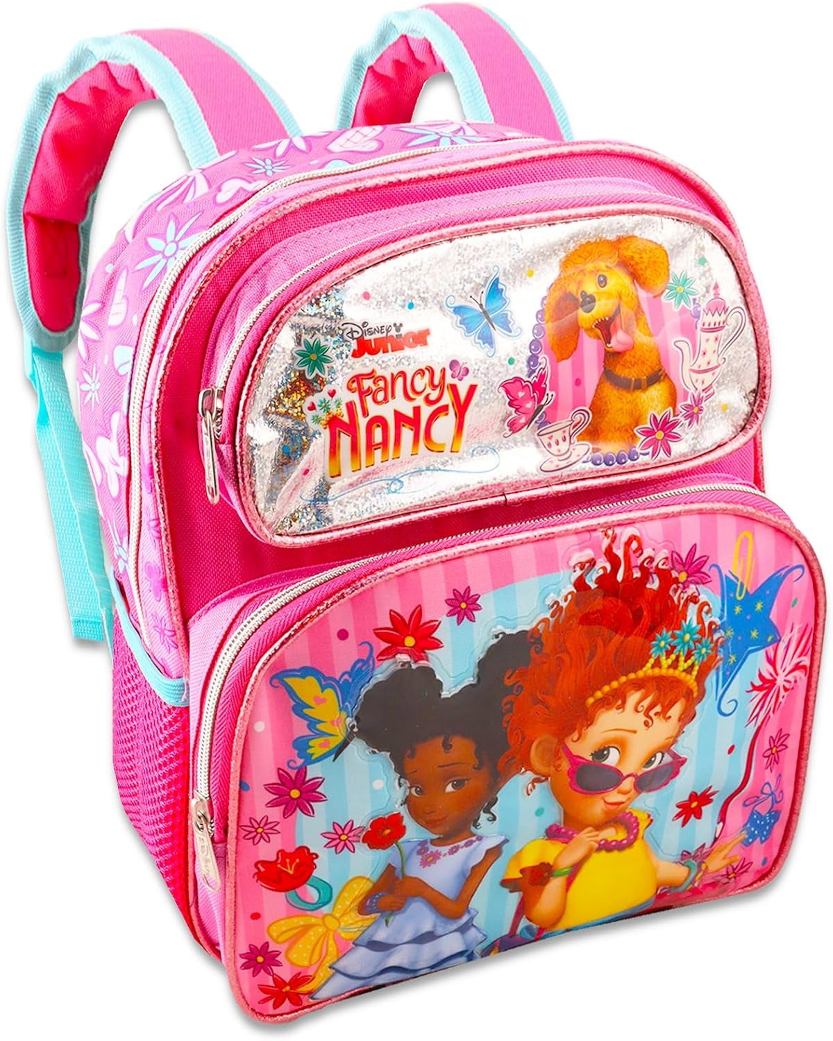 Fancy Nancy 16" Large Backpack and Matching Insulated Lunch Bag Set ...