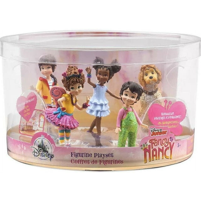 Fancy Nancy 5pc PVC Figure Figurine Set Boxed Authentic Cake Topper ...