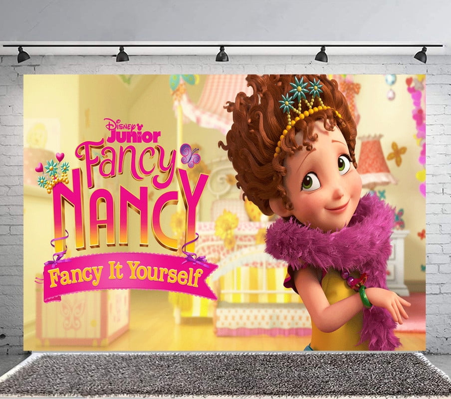 Fancy Nancy Backdrop Banner Party Supplies Poster Movie Theme ...
