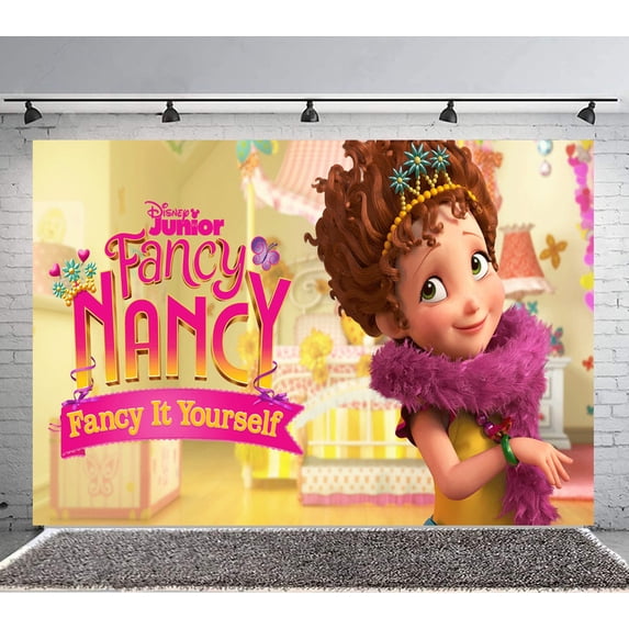 Fancy Nancy Backdrop Banner Party Supplies Poster Movie Theme ...