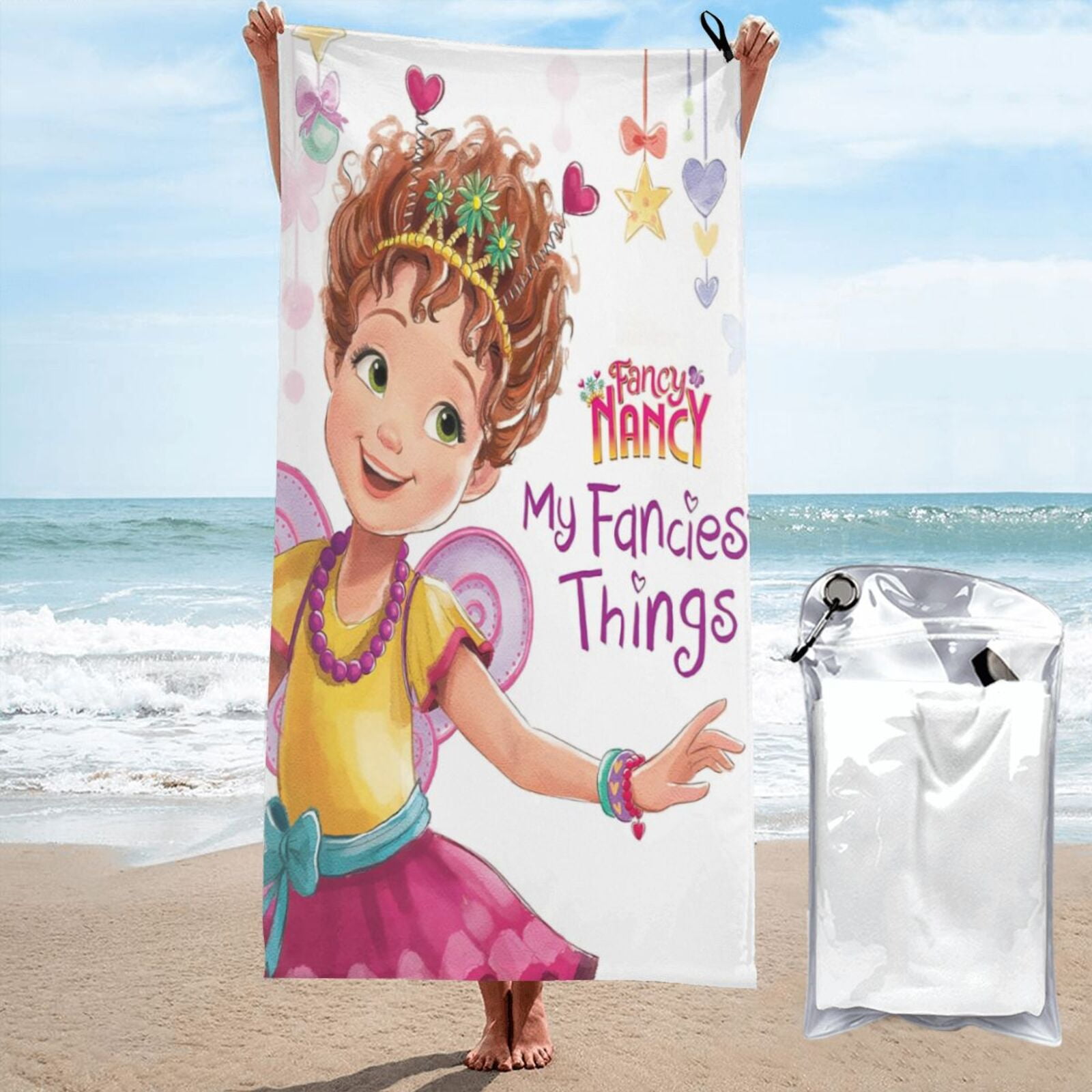 Fancy Nancy Beach Towels, Print Quick Dry Lightweight Absorbent Bath ...