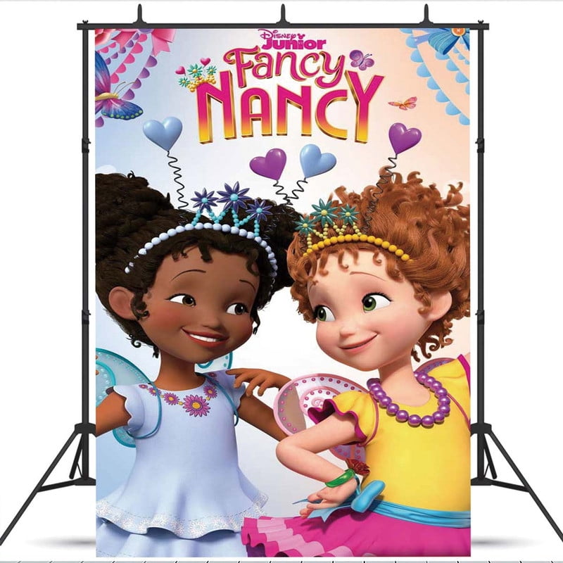 Fancy Nancy Birthday Party Supplies Banner Backdrop Background ...