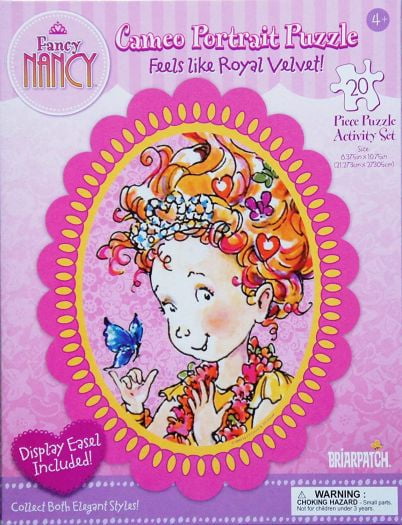 Fancy Nancy Cameo Portrait Puzzle Butterflies 20 Piece Royal Velvet ...