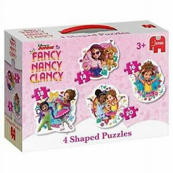 Fancy Nancy Clancy Jumbo Shaped Jigsaw Puzzles 4 in 1 - Walmart.com