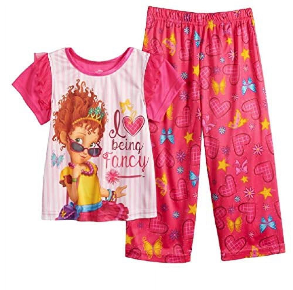 Fancy Nancy Girls Pajamas Toddler Little Kid 2 Pc Set Shirt Pant (4T ...
