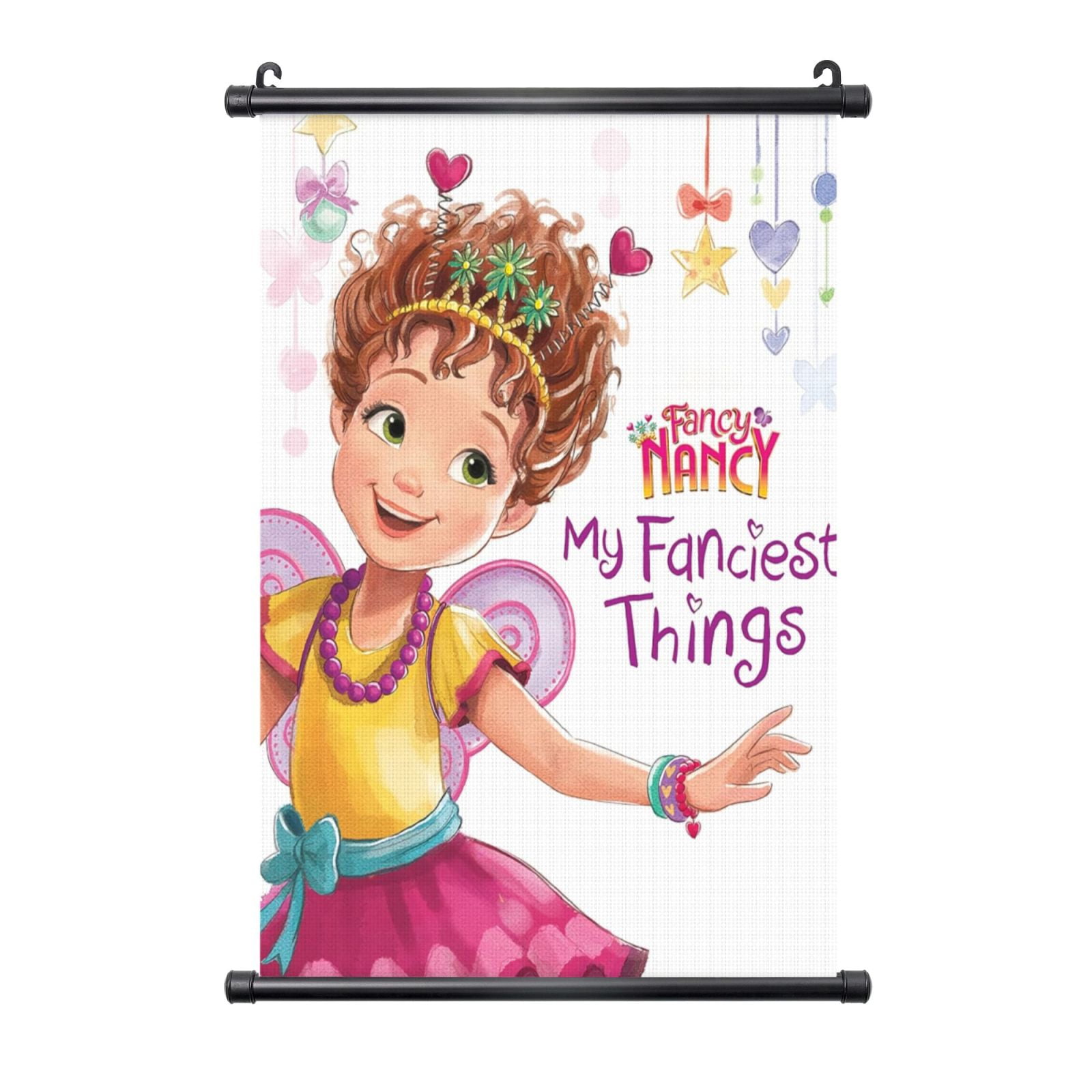 Fancy Nancy Hanging Poster, Black Plastic Shaft Wall Hanging Posters ...