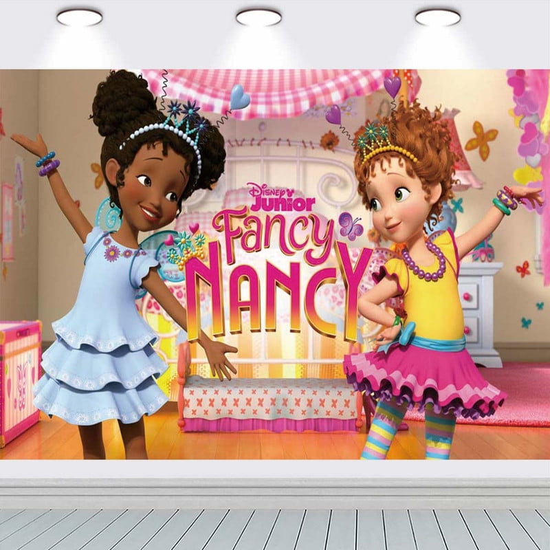 Fancy Nancy Party Supplies Backdrop Banner Poster Birthday Decorations ...