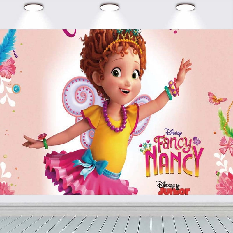 Fancy Nancy Party Supplies Background Backdrop Taspestry Banner Poster ...