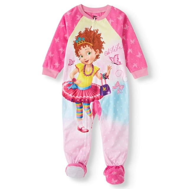 Fancy Nancy Toddler Girl Microfleece Blanket Sleeper Pajamas - Walmart.com