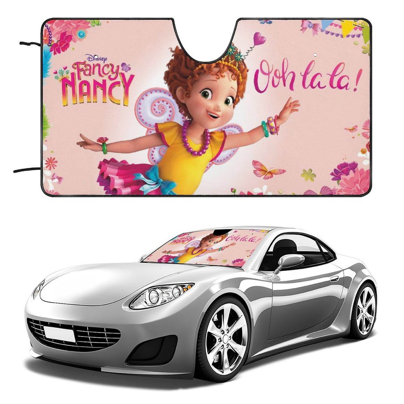 Fancy Nancy Windshield Sun Shade - Car Sun Shade Windshield Keeps ...