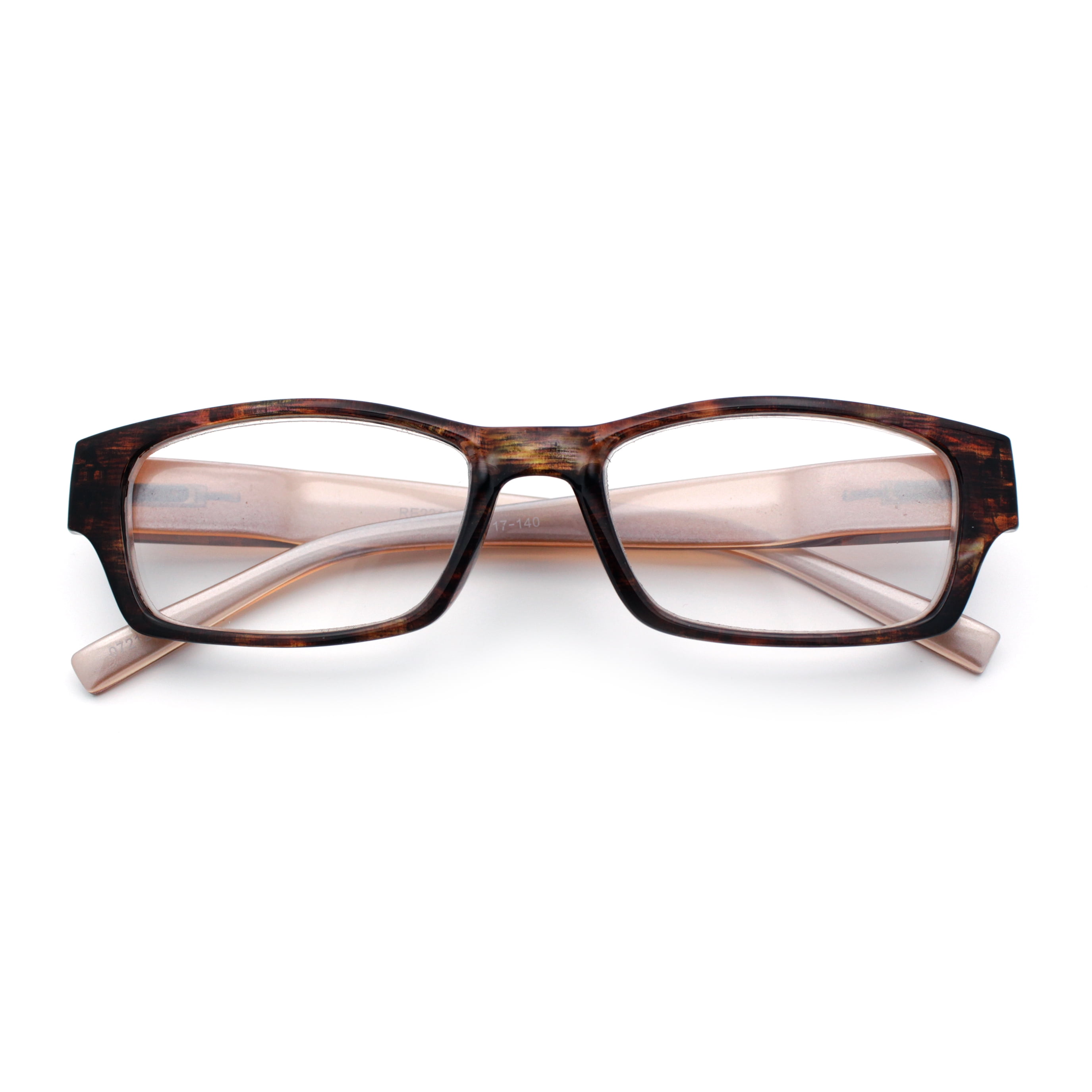 Fancy Narrow Rectangle Spring Hinge Light Weight Plastic Reading ...