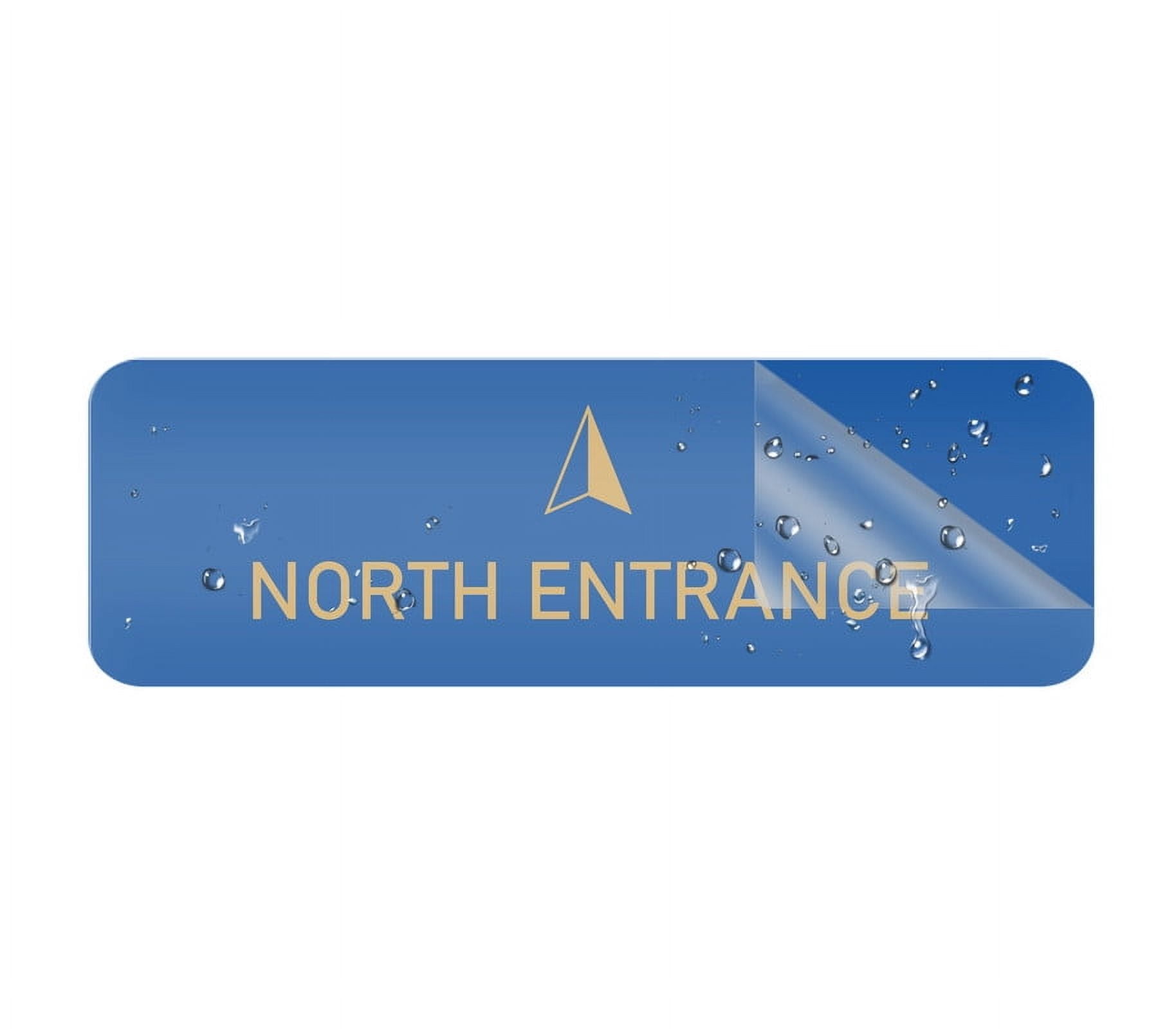 Fancy North Entrance Wall Or Door Sign Acrylic Sign For Office Door ...