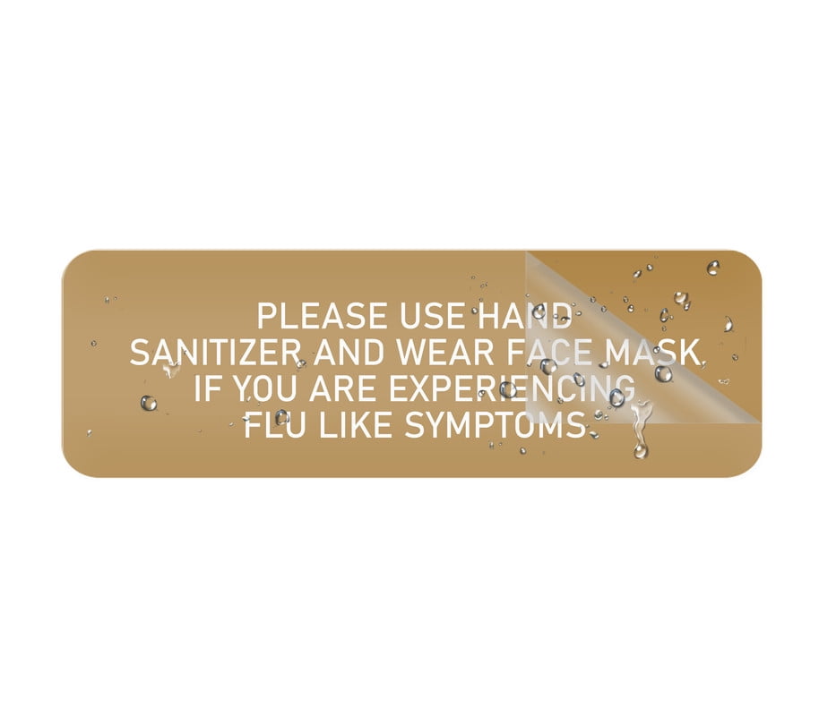 Fancy Please Use Hand And Wear Face Mask If You Are Experiencing Flu ...