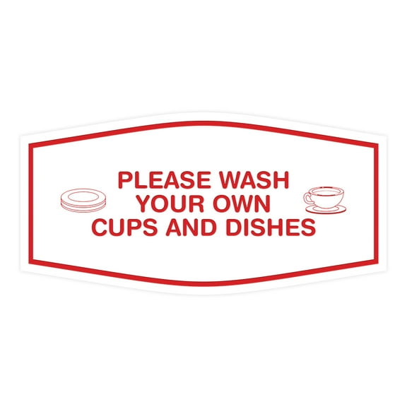 Fancy Refreshments Available Please Help Yourself Sign (White/Red ...