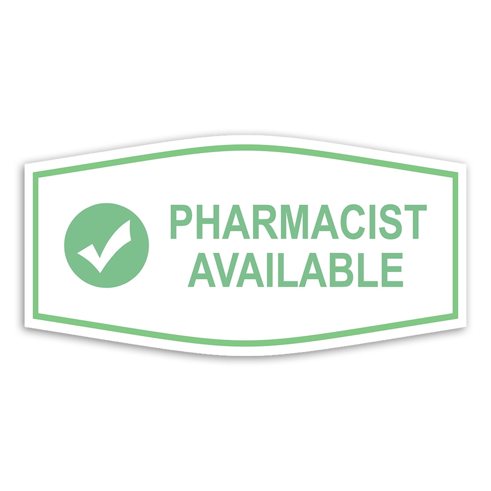 Fancy Plus Pharmacist Available Wall or Door Sign | Medical Clinic ...
