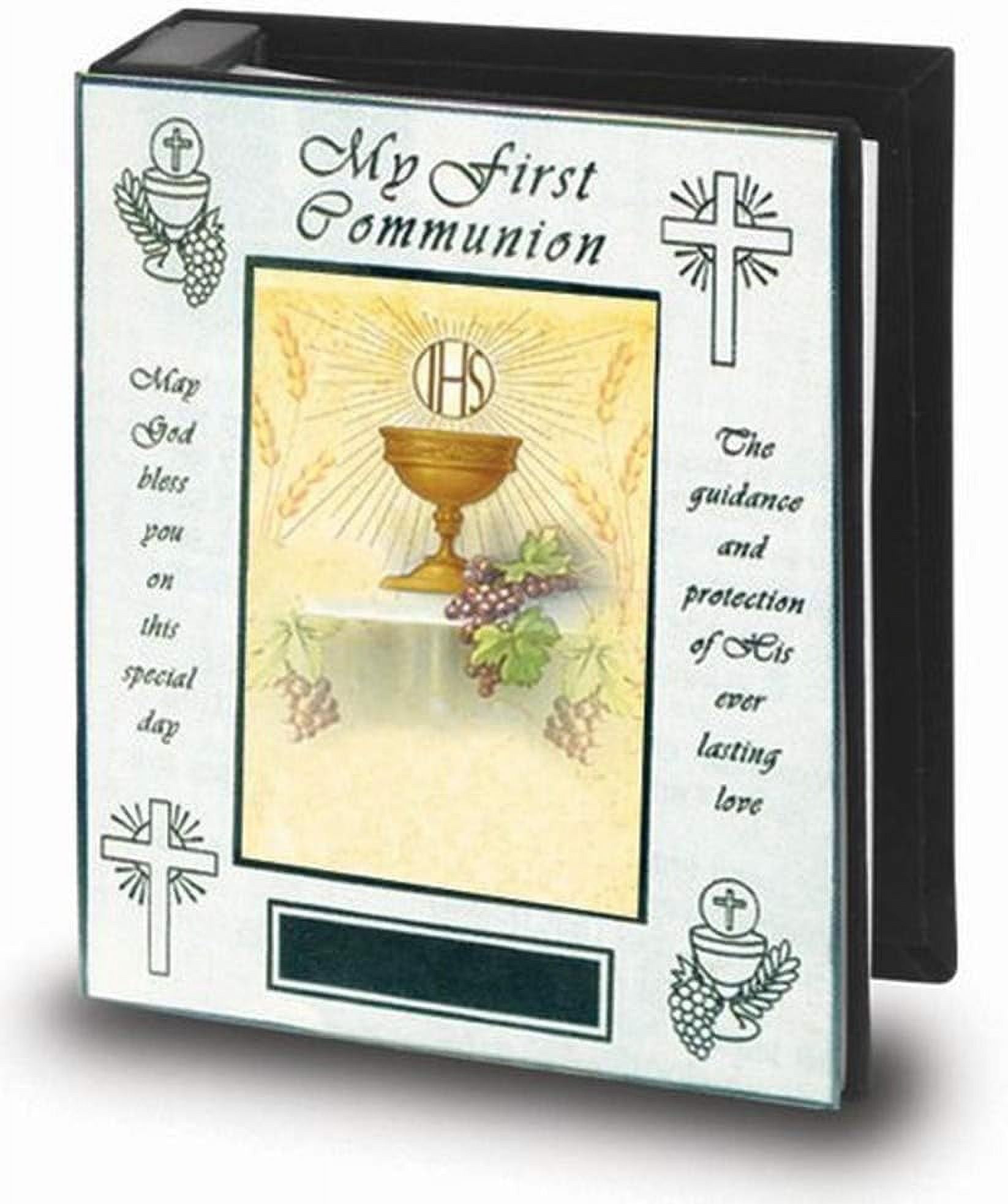 Fancy Polished Brass First Holy Communion Photo Album Gift - Walmart.com