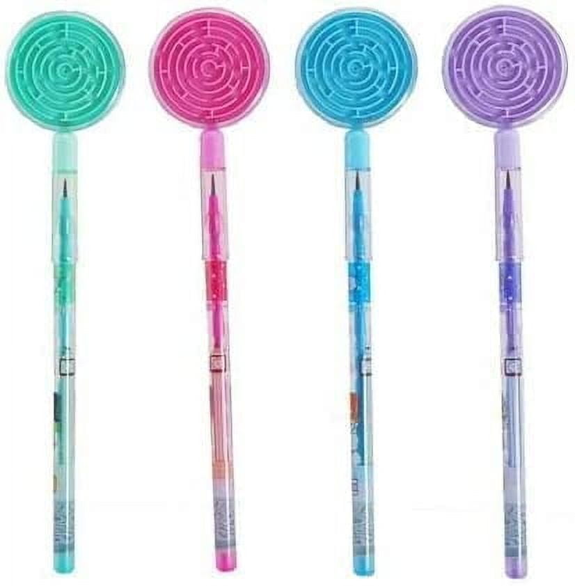 Fancy Push Pencil with Maze Puzzle Ball Game for Kids, School ...
