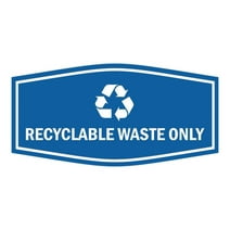 Recycle Only Sign - Walmart.com