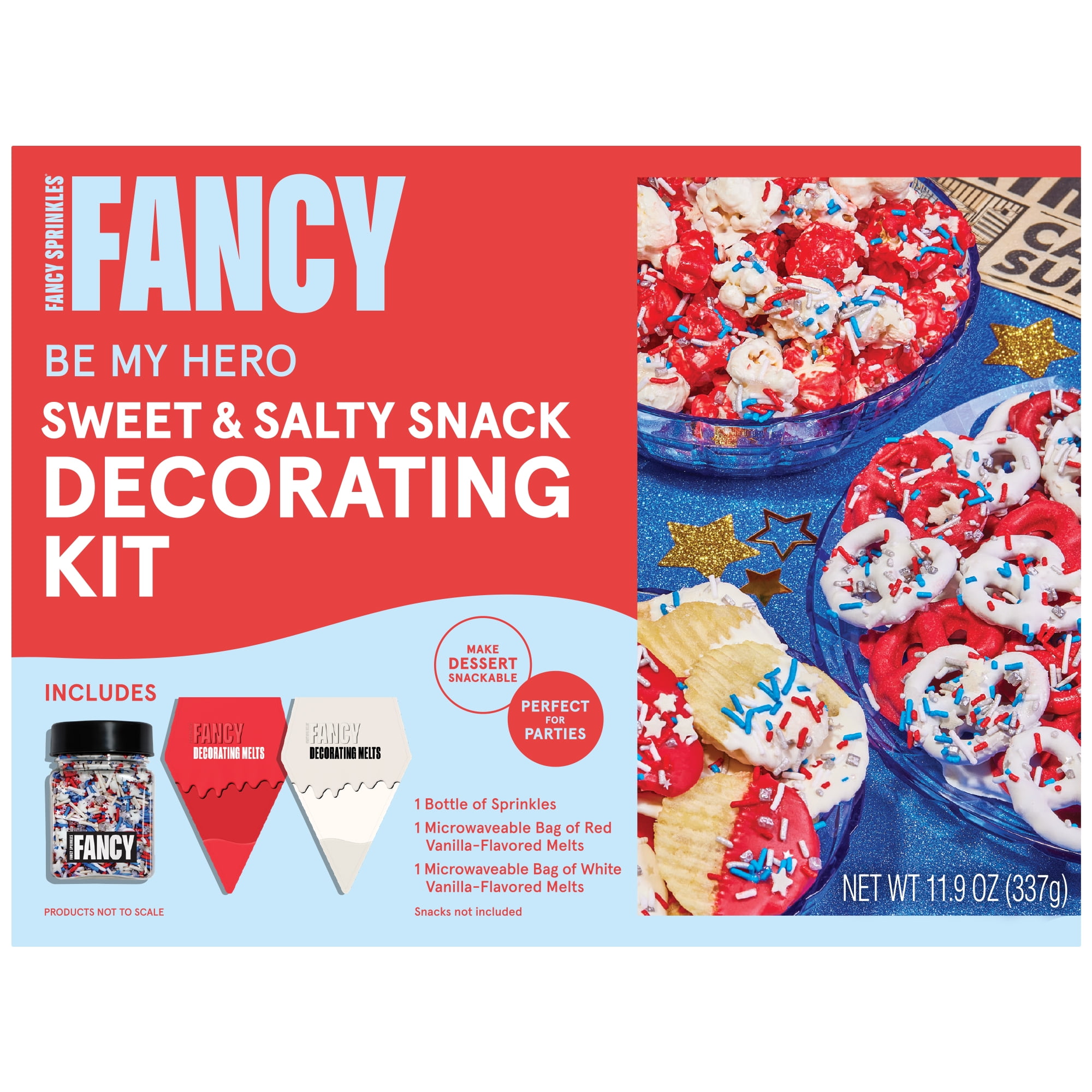 Fancy Sprinkles Be My Hero Sweet & Salty Snack Decorating Kit, 11.9 oz ...