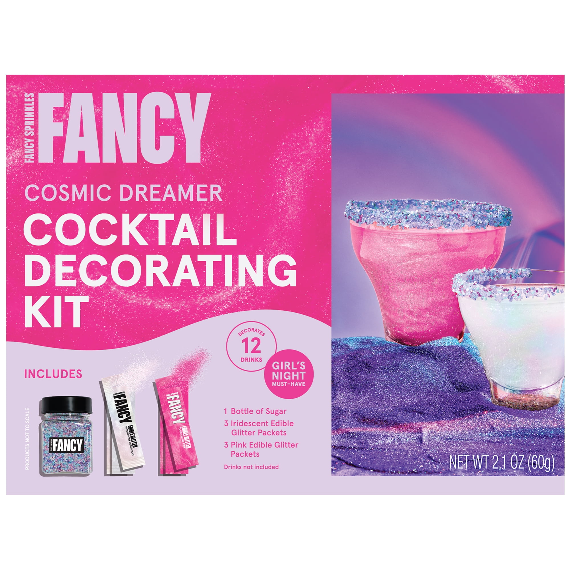 Fancy Sprinkles Cosmic Dreamer Cocktail and Mocktail Easter Drink Decorating Kit, 2.1 oz ...
