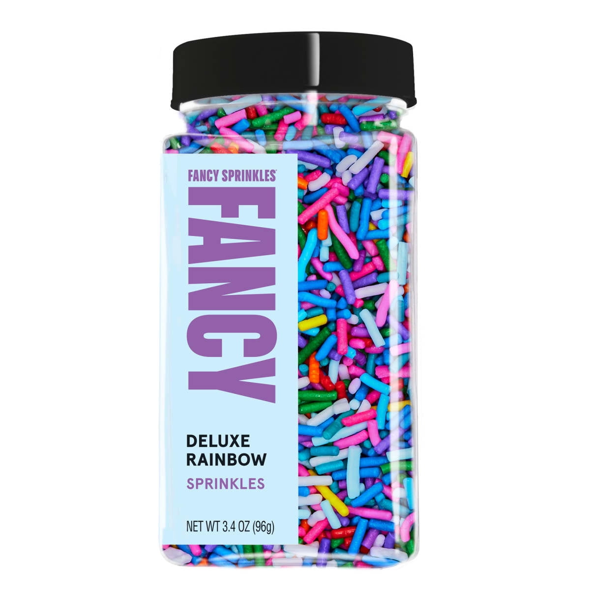 Fancy Sprinkles Deluxe Rainbow Crunchy Sprinkles, 3.4 oz - Walmart.com