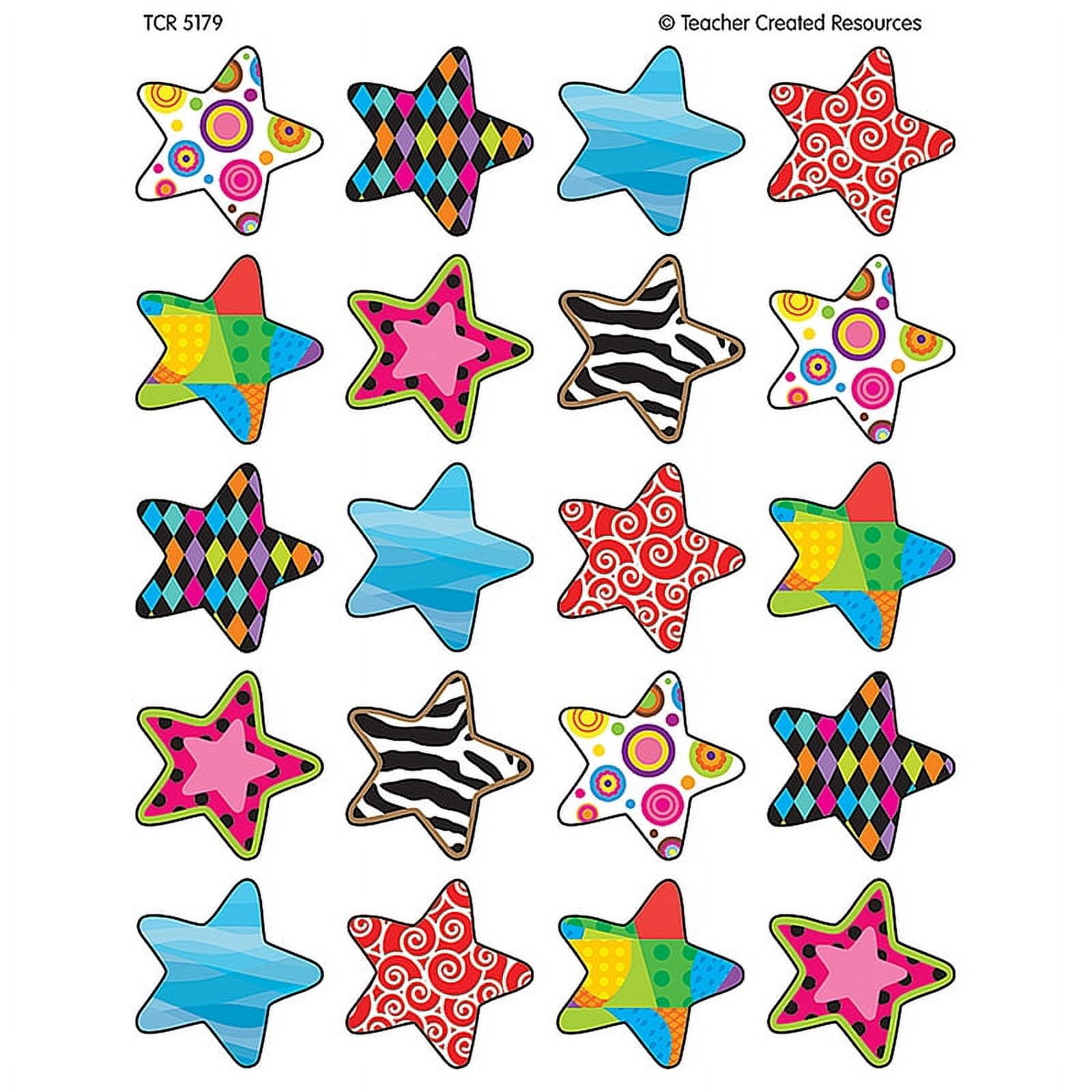 Fancy Stars Stickers by Teacher Created Resources - Walmart.com