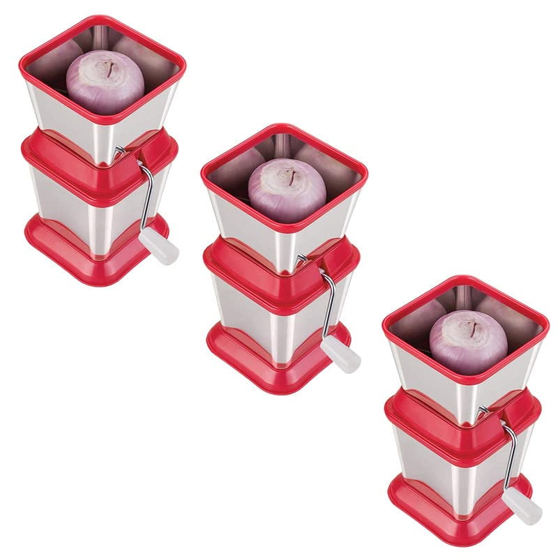 Fancy Steel Onion Chopper and Plastic Chilli CutterVegetable ...