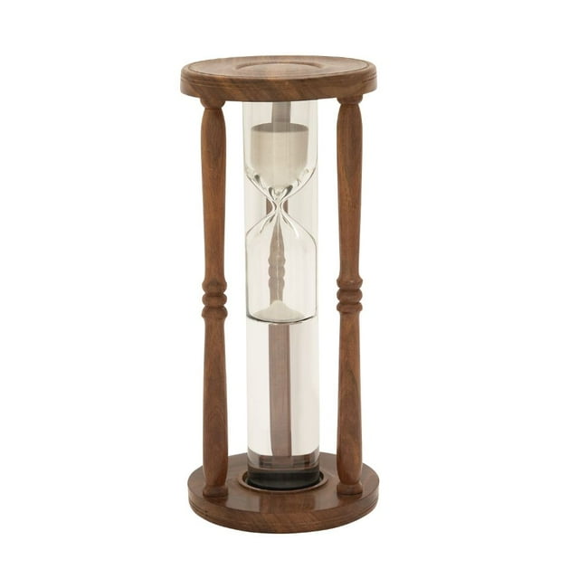 Fancy Wood Glass Floating Sand Timer - Walmart.com