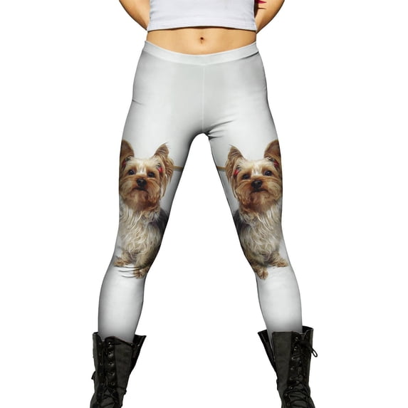 Fancy Yorkshire Terrier Leggings - Walmart.com