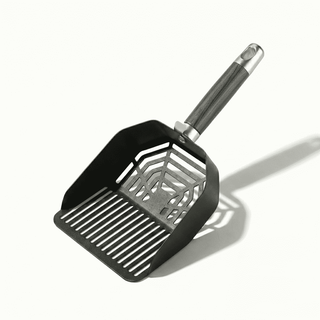 CrazyMall Flexible High Carbon Steel Cat Litter Scoop with Adhesive ...