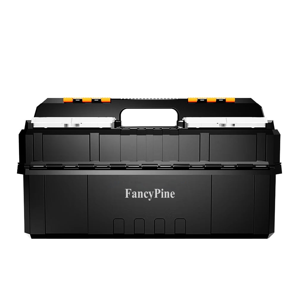 FancyPine Tool boxes of metal, empty, Portable Carpenter Metal Tool Box ...