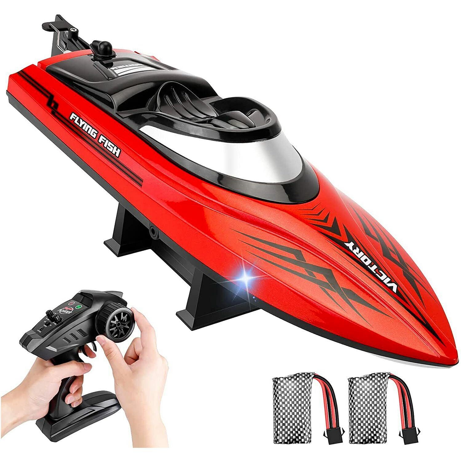 FancyWhoop 2.4Ghz 20km/h RC Racing Boat Radio Remote Control Boat RTR ...