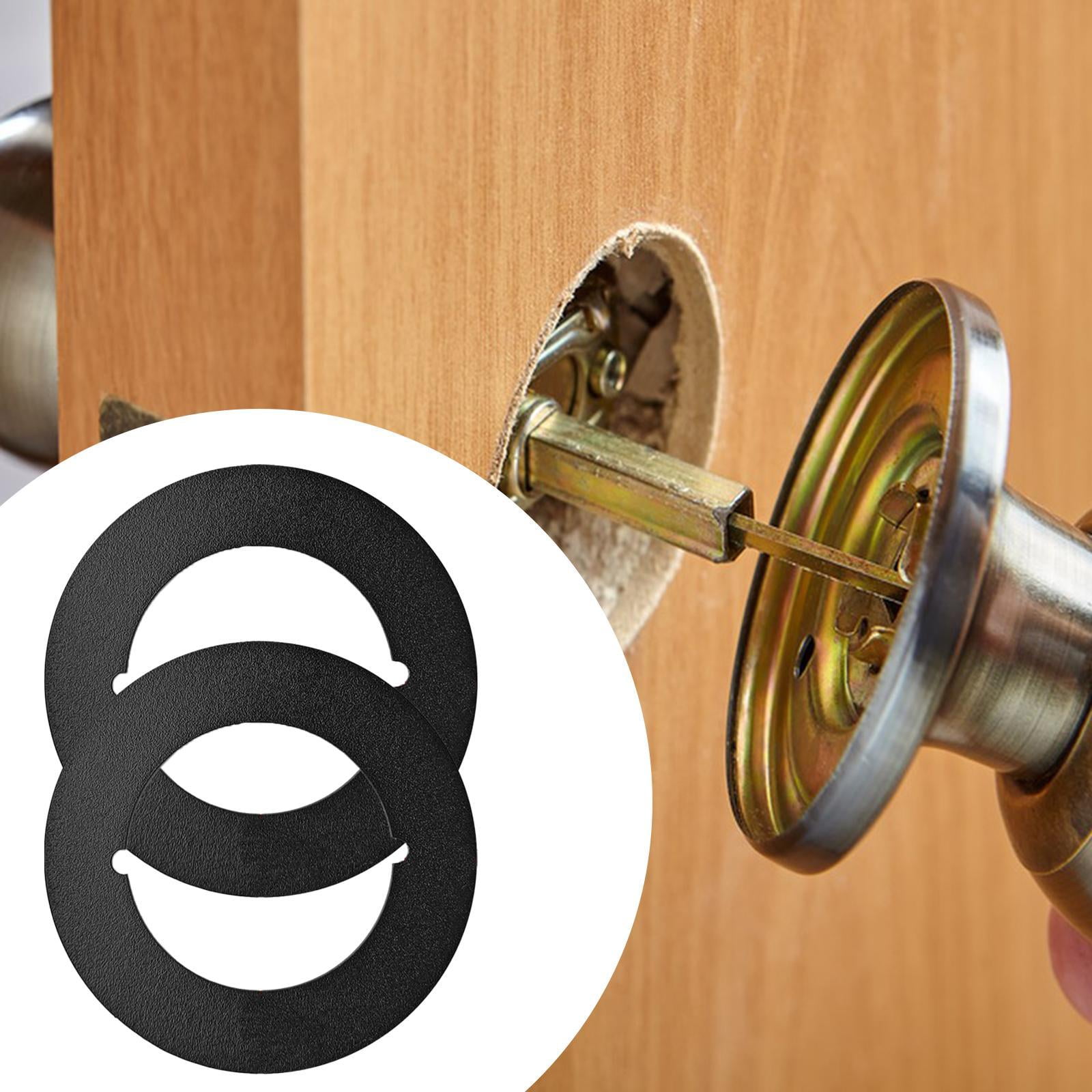 Fancyes 2 Pieces Door Knob Plates Stainless Steel Door Accessories ...