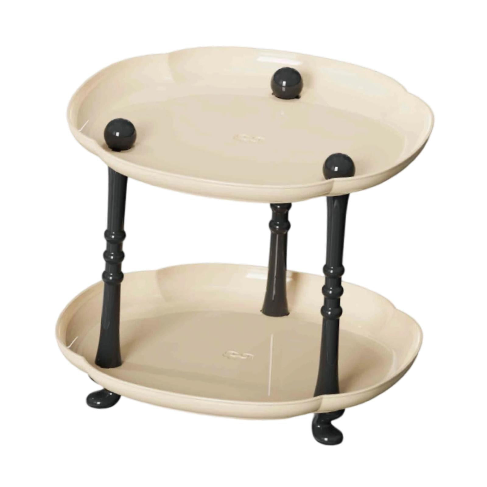 Fancyes 2 Tier Valet Tray Storage,Bathroom Perfume Catchall Tray Phone ...