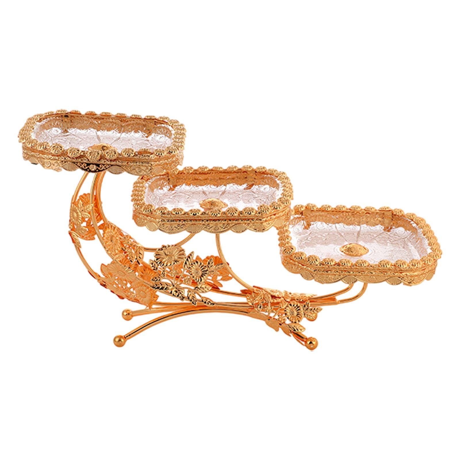 Fancyes 3 Tier Fruit Basket Fruit Platter 3 Tier Party Macarons Wedding ...