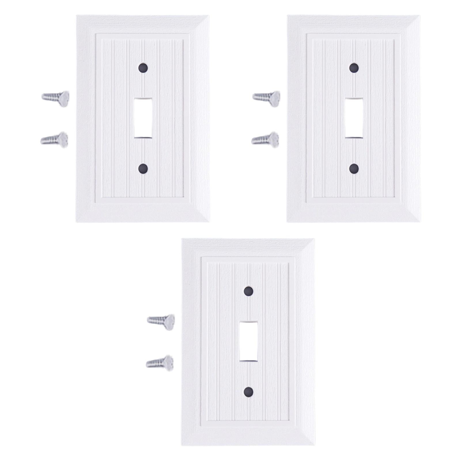 Fancyes 3Pcs Electrical Outlet Covers Wall Plates Sturdy Easy ...