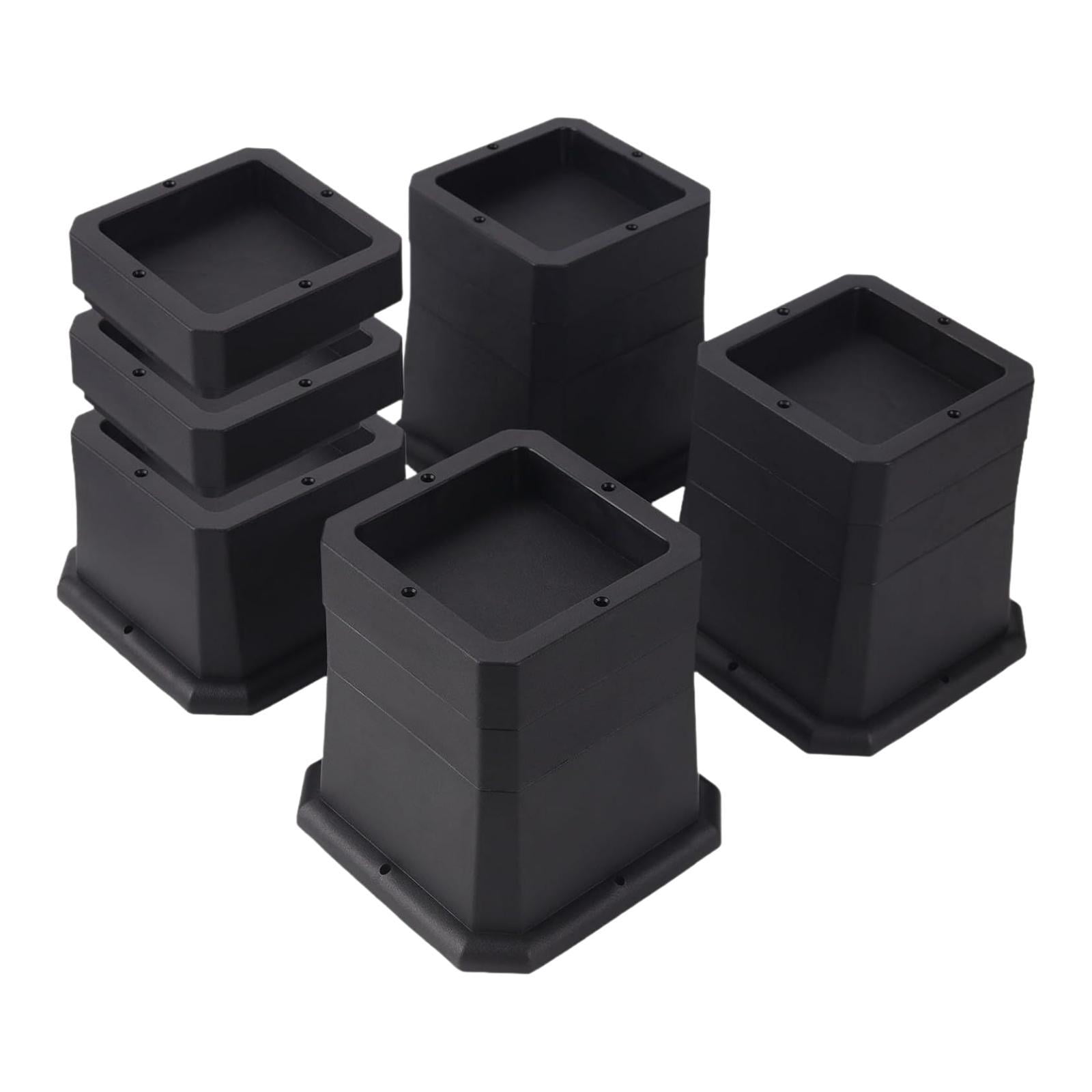 Fancyes 4 Pieces Bed Couch Raisers Heavy Duty Furniture Frame Lift Non ...