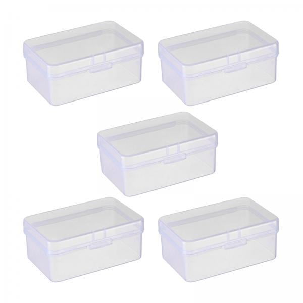Fancyes 4x5 Pieces Clear Storage Boxes Empty Box Beads Containers Box ...