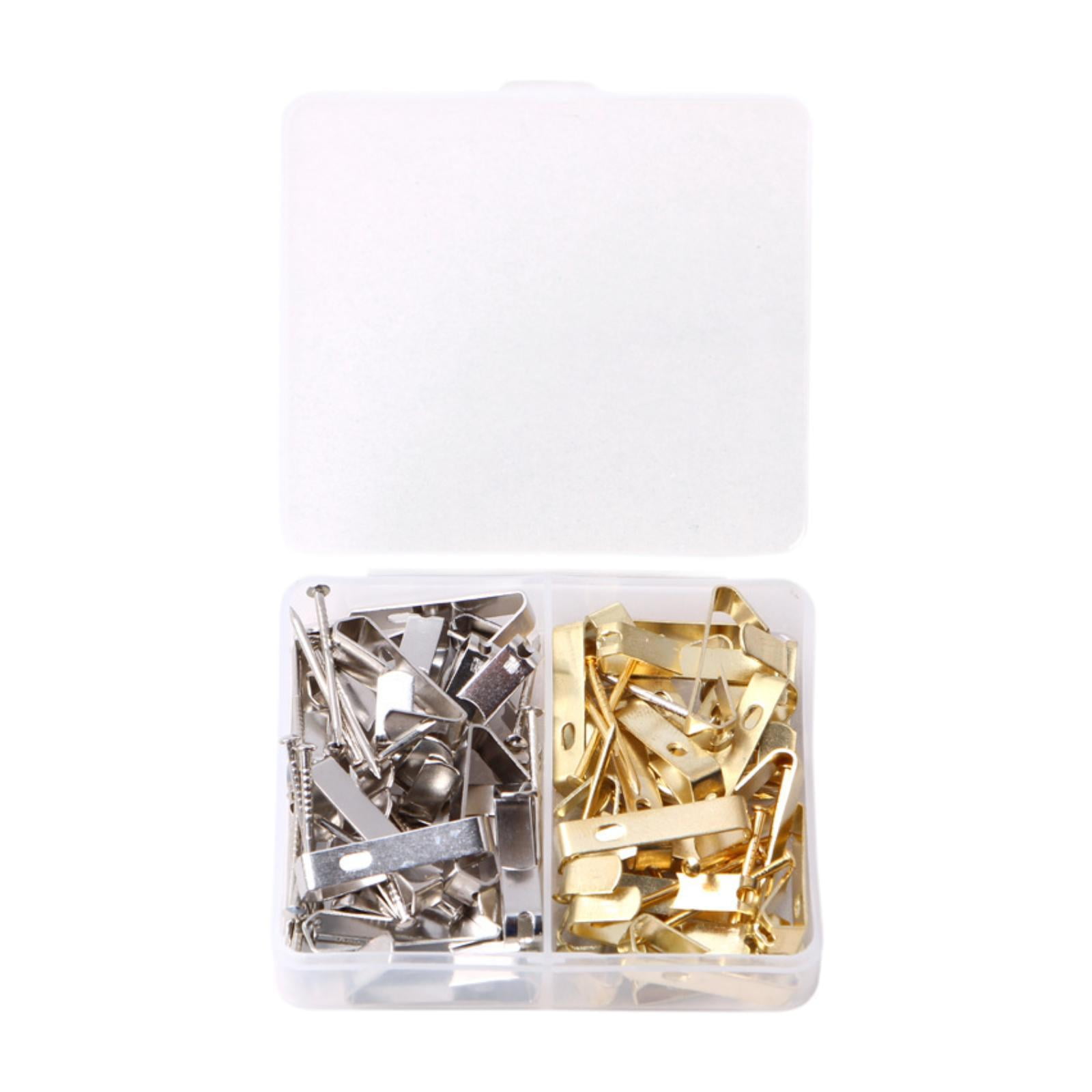 Fancyes 80Pcs Picture Hangers Frame Hanging Hooks Mirror Hanger Heavy ...