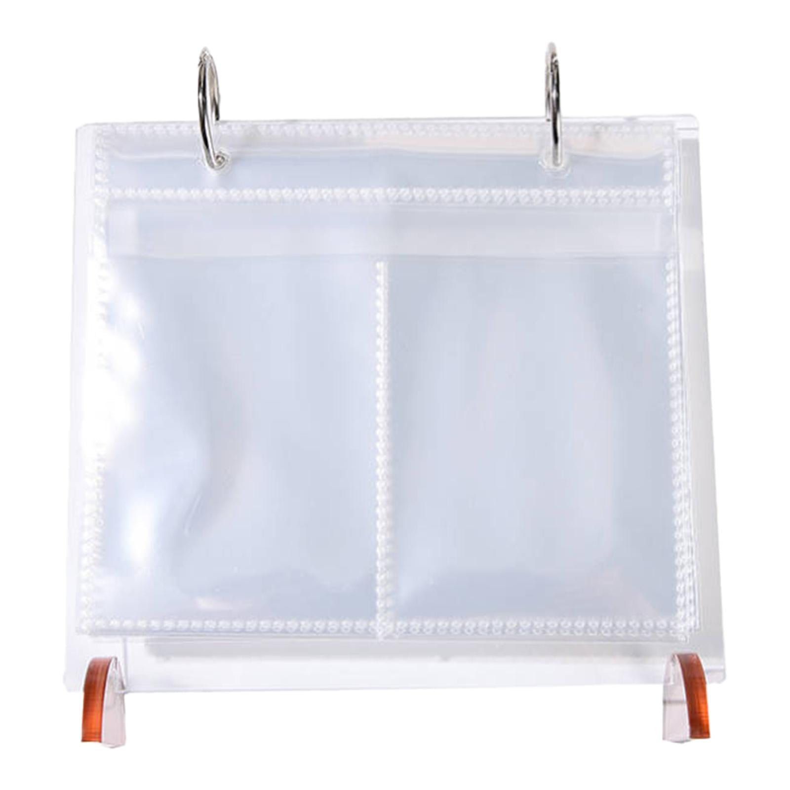 Fancyes Acrylic Table Pictures Sign Holder Double Sided Display Stable ...