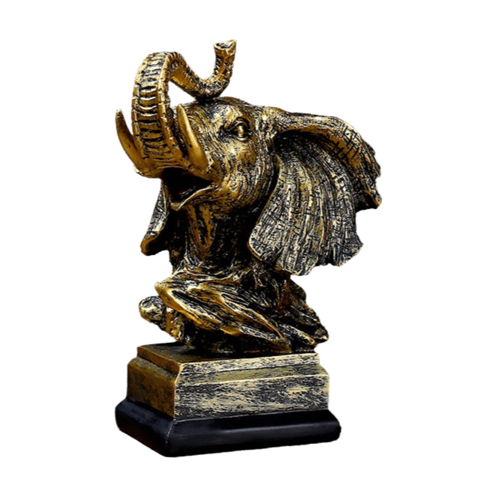 Fancyes Animal Sculpture Birthday Gift Resin Figurine for Home ...