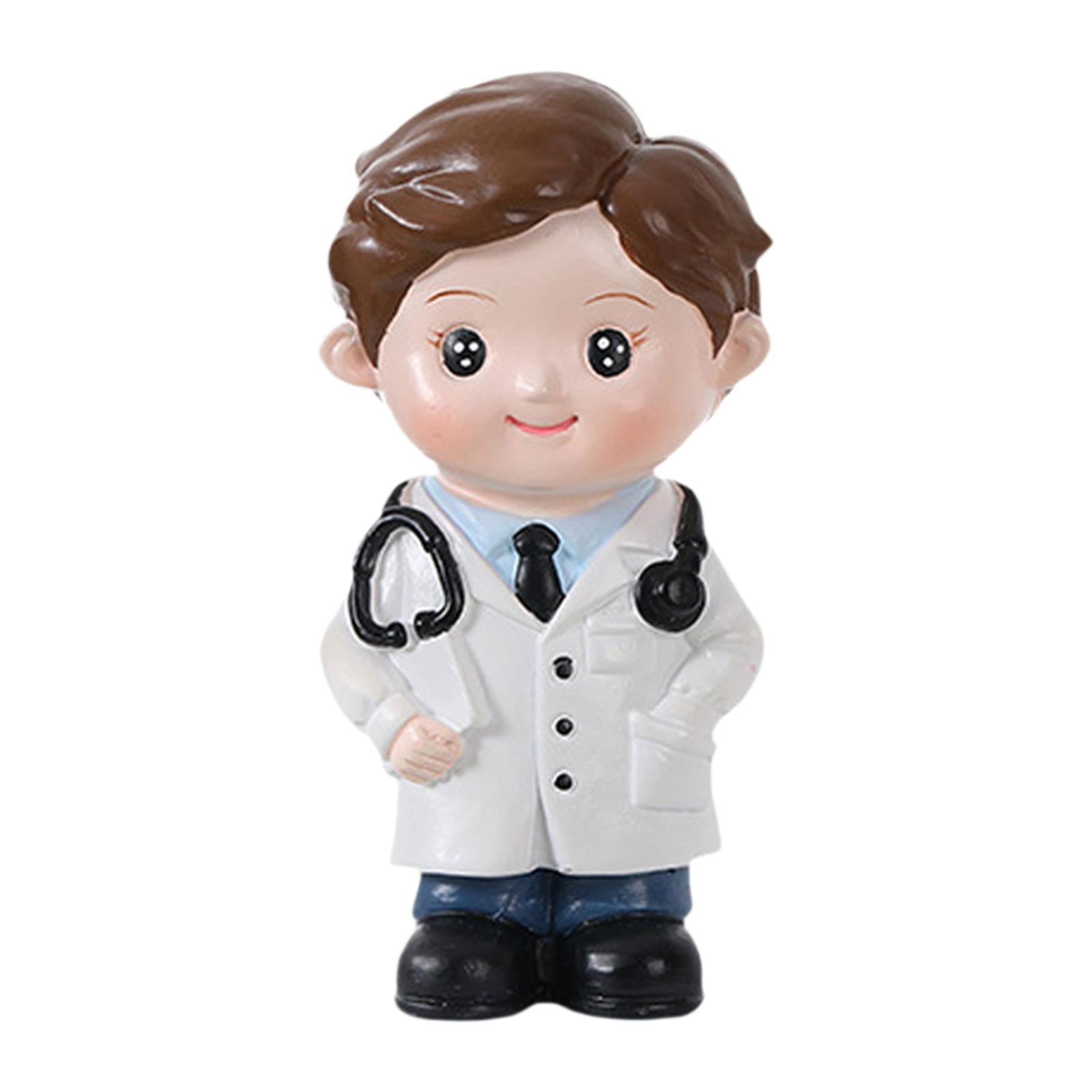 Fancyes Cake Statue Doll Shaped Nurses Week Gift Happy Day Resin ...