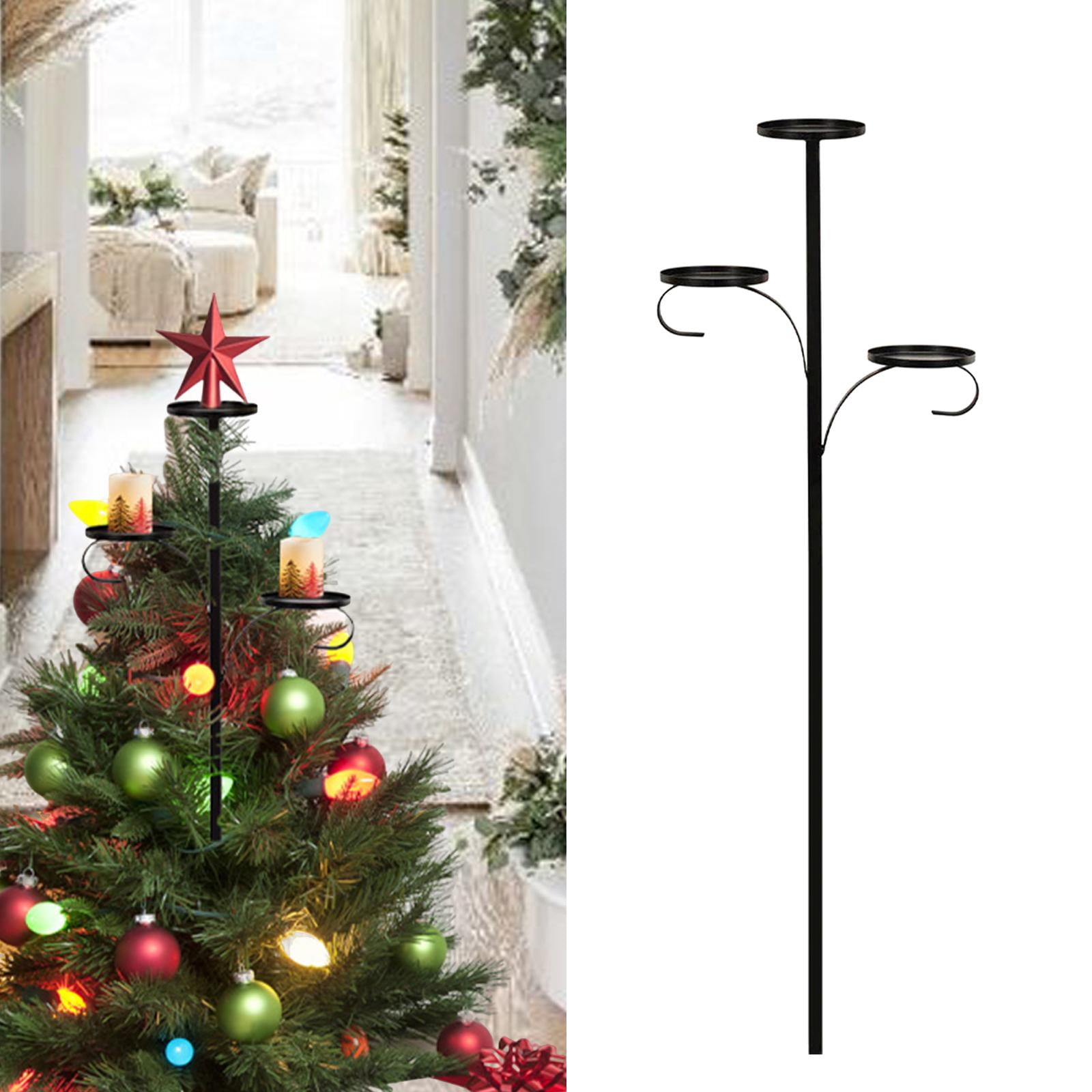 Fancyes Candle Holder 3 Tier Decorative Metal Candlestick for Dinner ...