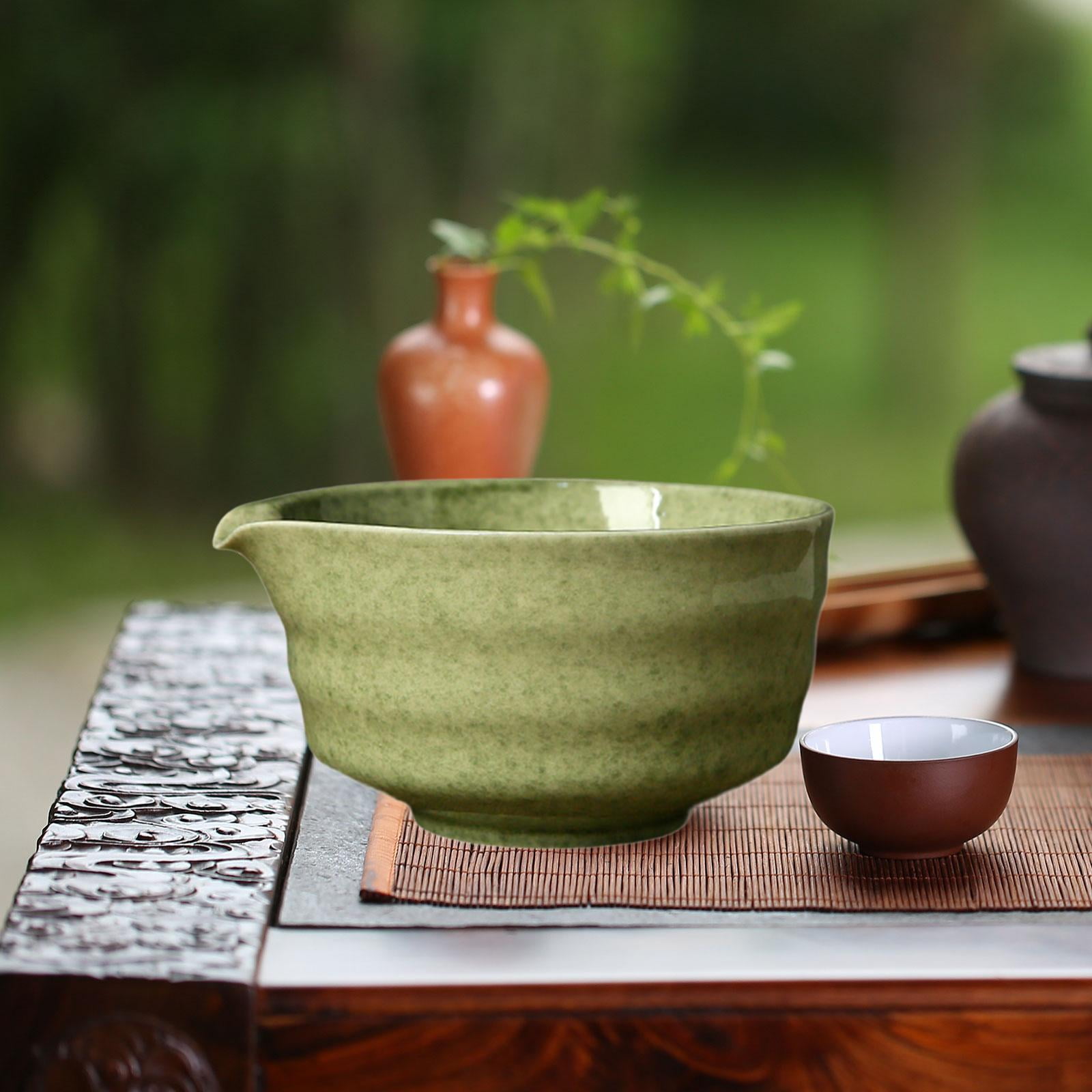Fancyes Ceramic Matcha Bowl Japanese Green Tea Cup Chawan Handcrafted ...